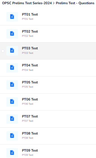 All about OPSC Prelims Test Series !!! – UPSCTREE